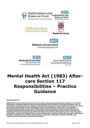 Our publications and policies - Staffordshire and Stoke-on-Trent